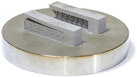 Pbf Lb M Printed Cantilever In As Built Condition With Standard Download Scientific Diagram