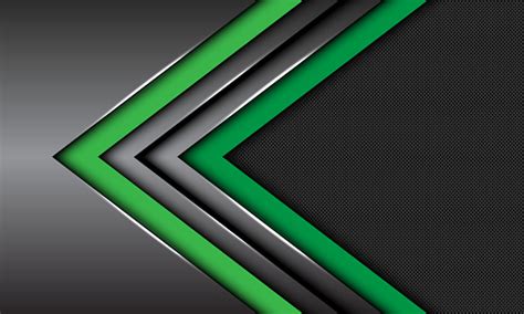 원 메쉬 빈 공간 디자인 현대 럭셔리 미래 지향적 인 배경 벡터 일러스트와 추상 이중 녹색 어두운 회색 회색 금속 화살표 방향 0명에 대한 스톡 벡터 아트 및 기타 이미지