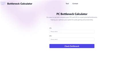 Top Cpu Gpu Bottleneck Calculators Computercity