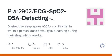 Github Prar2902 Ecg Spo2 Osa Detecting Obstructive Sleep Apnea Using Ecg And Spo2 Signals With