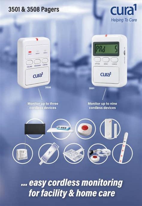 Cura1 Led Pager Barkers Bedding And Mobility