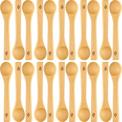 Golden Nature Bamboo Spoon Set 30 Pc Small Kitchen