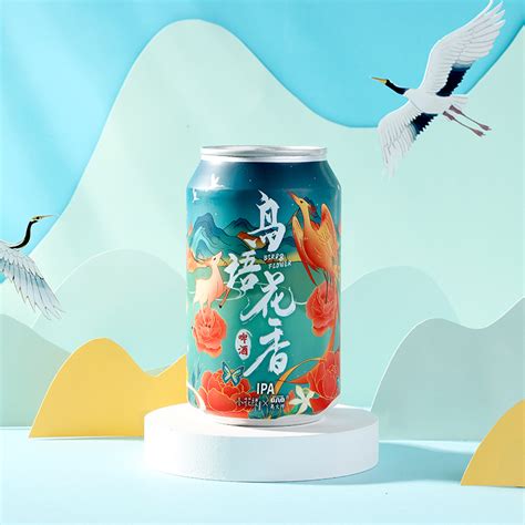 小花样精酿啤酒鸟语花香 浑浊IPA整箱330ml 6瓶国潮 小花样 花酒 酒类饮品 甄选251