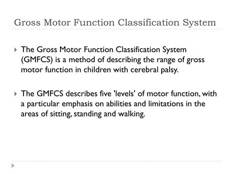 Gross Motor Function Classification System Download Scientific Diagram
