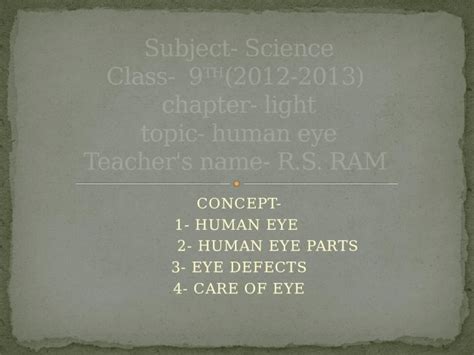 Pptx Human Eye Dokumen Tips