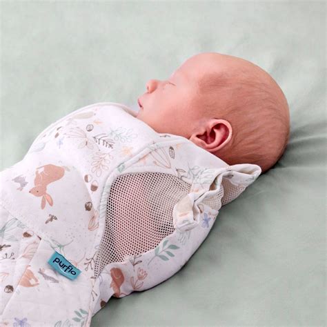 05 Tog Swaddle To Sleep Bag Storybook Lightweight Purflo