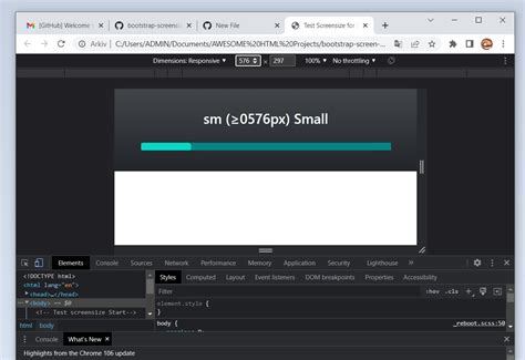 Github Jokkepalmbootstrap Screensize Test Screensize Test For