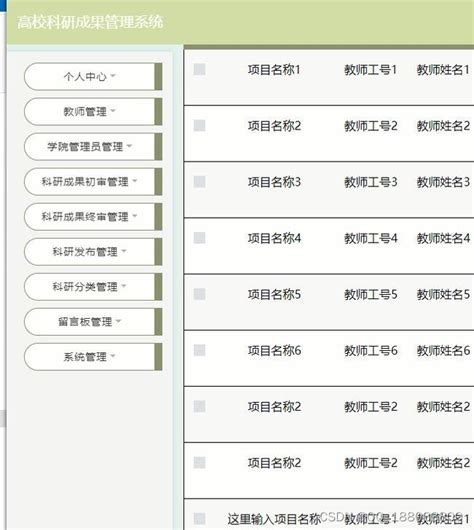 基于ssm高校科研成果管理系统 java ideamysql 高校师生科研成果的系统 csdn博客