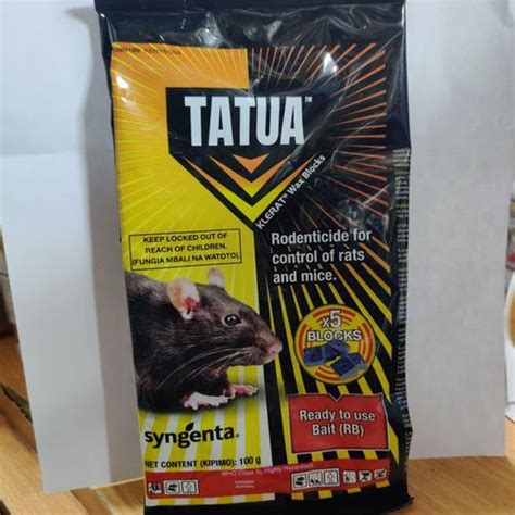Syngenta Tatua Klerat Wax Blocks Rodenticide For Rats And Mice For Sale In Kenya Nairobi Buy