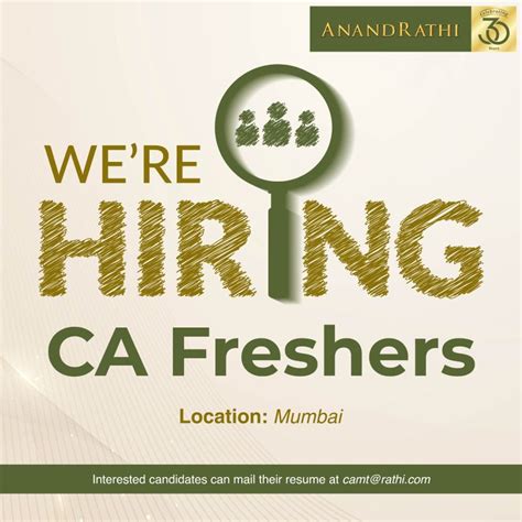anand rathi share and stock brokers ltd on linkedin hiringalert anandrathi jobvacancy