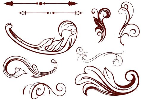 Download Vector Scrollwork Vector Vectorpicker