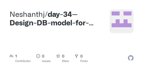 GitHub Neshanthj Day 34 Design DB Model For Guvi Zen Class