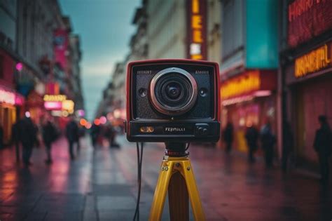 Premium Ai Image Photo Security Camera And Urban Video