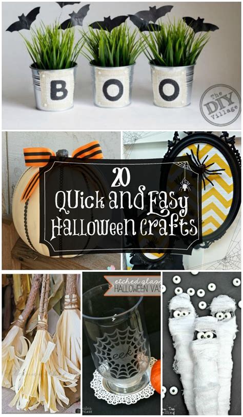 20 Quick And Easy Halloween Crafts Lets Diy It All With Kritsyn