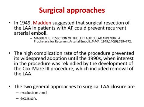 Left Atrial Appendage Closure Pptx