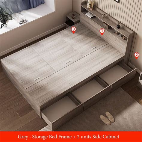 New Tatami Bed Frame With Large Storage And Drawer Largesmallextra
