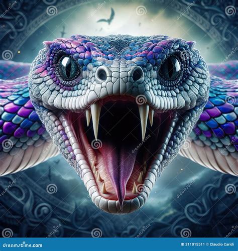 Basilisk Bat Wing Circle Cartoon 52697905