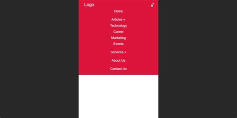 How To Build A Responsive Navigation Bar With Dropdown Menu Step By