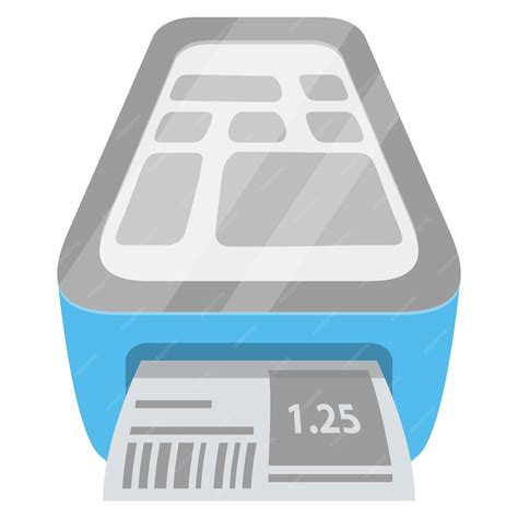 Premium Vector Bar Code Printerlabel Printer