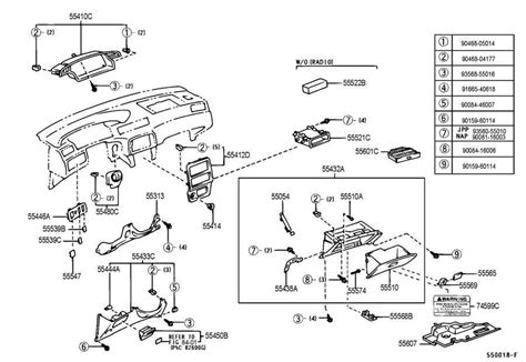 Complete Parts Diagram 2001 Toyota Camry