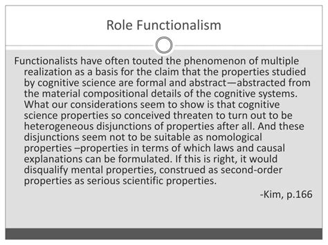PPT Functionalism PowerPoint Presentation Free Download ID