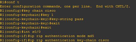 RIPv2 Authentication