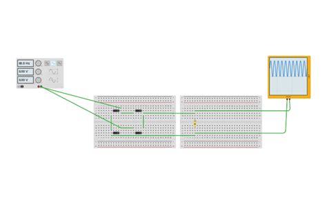 Circuit Design Rectifier Tinkercad