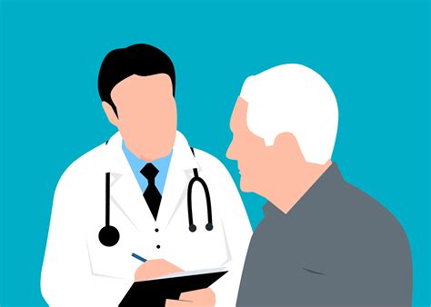 Imágenes De Dibujos Animados De Médico Y Paciente Médico Que Visita