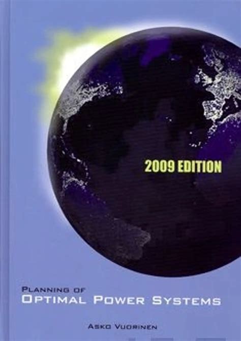 Vuorinen Planning Of Optimal Power Systems Prisma Verkkokauppa