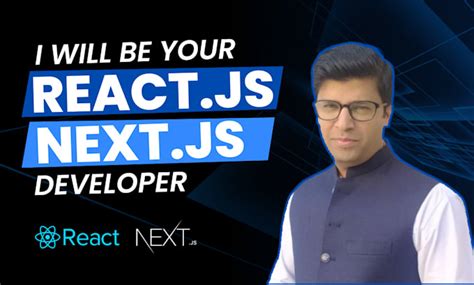 be your react js next js full stack developer responsive web designer by umar56748 fiverr