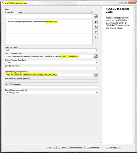 Excerpted Las To Points Feature Class Esri Community