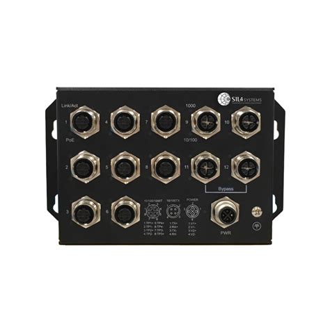 12 Port Industrial Unmanaged Poe Ethernet Switch Rugged Network Appliances