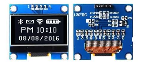 Oled Display Ldc 13 13 128×64 I2c Bajo Consumo Arduino Mercadolibre