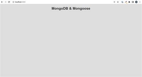MongoDB And Mongoose Install And Set Up Mongoose JavaScript The