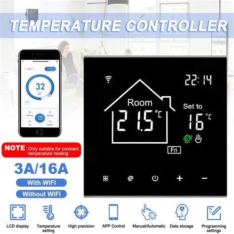 Programmable Wifi Wireless Home Smart Thermostat