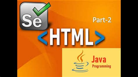 Handling Elements In Selenium Part 2 Youtube