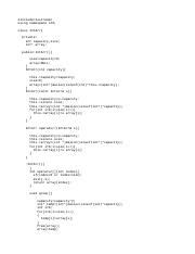 Cayaya January HW5 Cpp Include Using Namespace Std Class IntArr