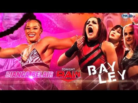 Raw 241022 Full Match Bayley Vs Bianca Belair Youtube