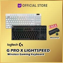 Promo Logitech G Pro X Tkl Lightspeed Keyboard Gaming Wireless Tactile Black Cicil X