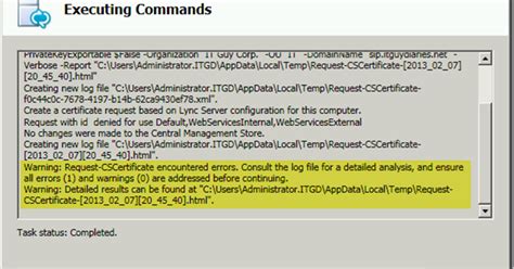 It Guy Diaries “errorerror Constructing Or Publishing Certificate