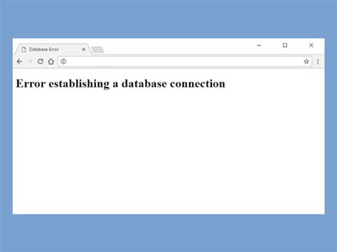Error Establishing A Database Connection How To Fix It CWH Tech Tips