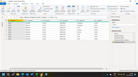 Solved Combine Table In Power Query To Add Rows From One Microsoft Fabric Community