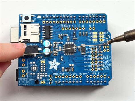 Assembly Adafruit Music Maker Shield Adafruit Learning System