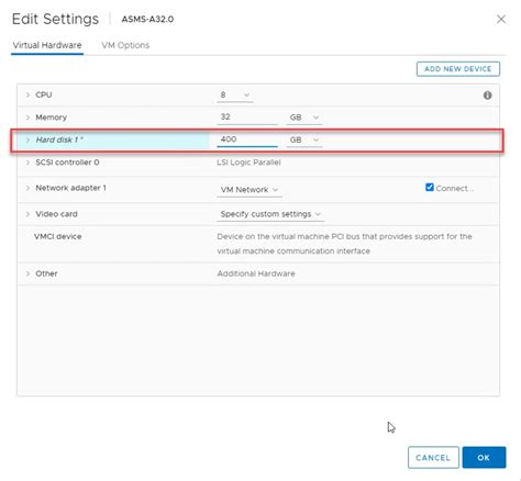 Increase Disk Space Of A New Algosec Vm