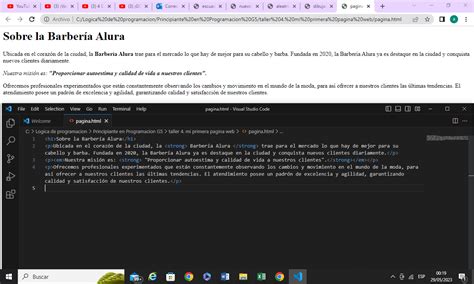 Proyecto Haz Lo Que Hicimos En Aula Html5 Y Css3 Parte 1 Mi Primera Página Web Alura