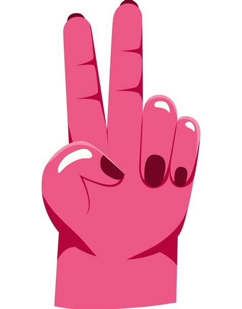 Pink Peace Symbol 24599725 Png
