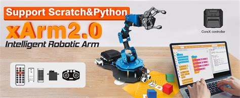 Xarm 20 Hiwonder New Intelligent Robotic Arm Support Scratch And Pytho