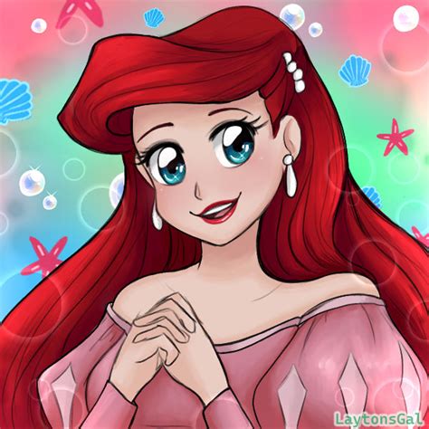 Anime Style Ariel Icon By Laytons Gal On Deviantart