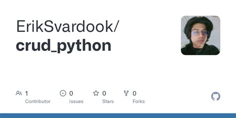 Github Eriksvardookcrudpython
