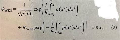 in wkb approximation how to obtain equation 5 from
